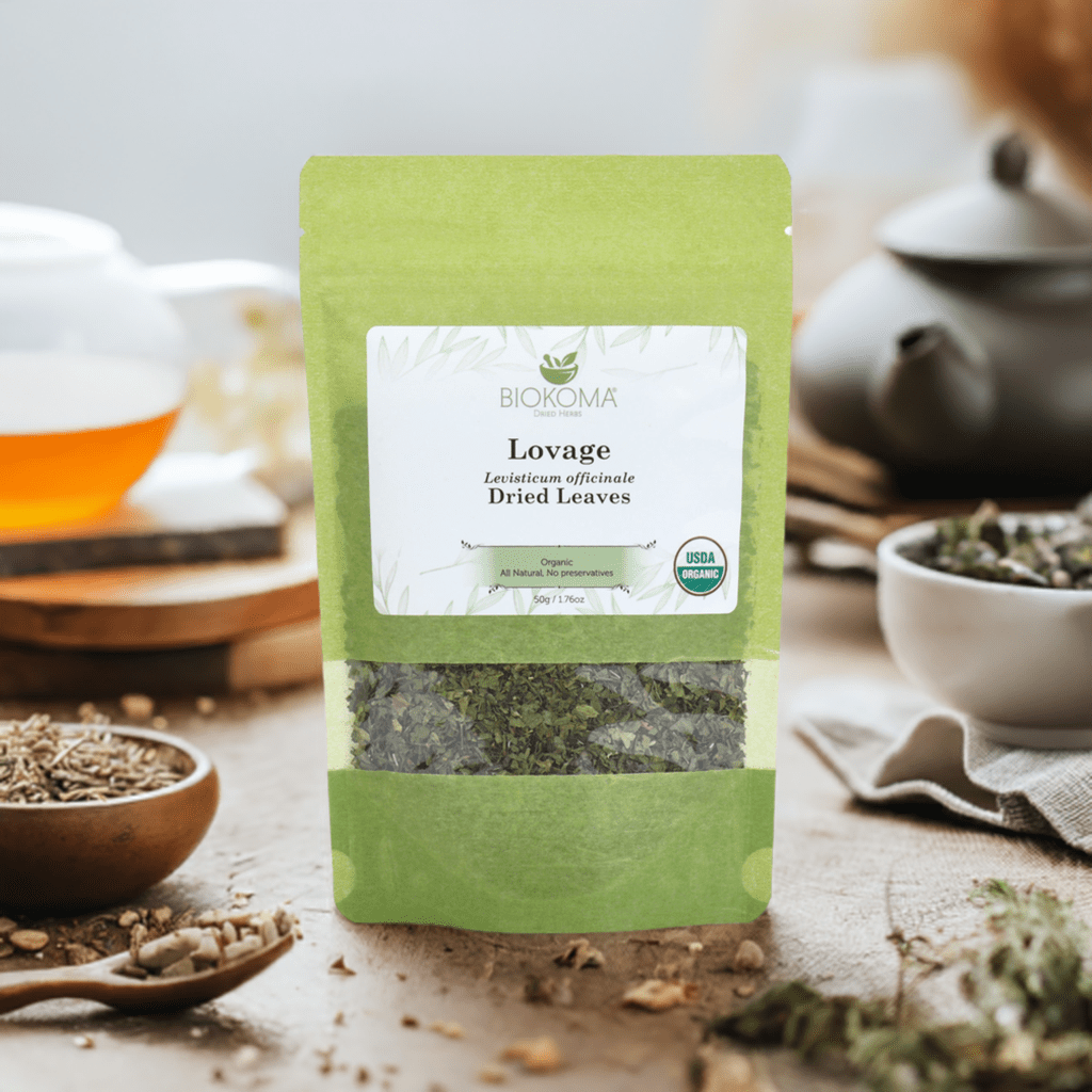 Lovage Leaves Herbal Tea Detox Digestion Urinary Support BIOKOMA Lovage Leaves Herbal Tea Detox Digestion Urinary Support BIOKOMA