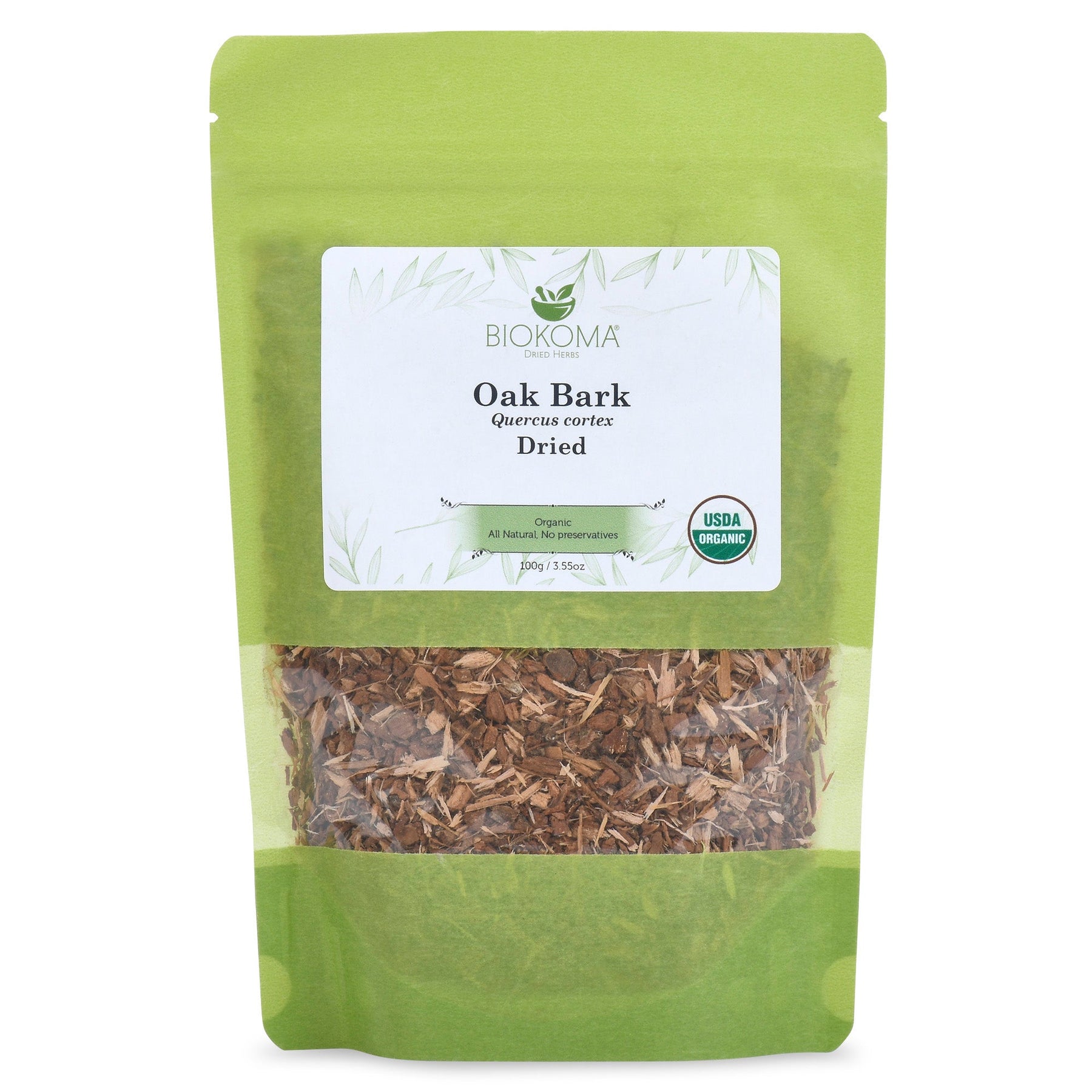 Oak Bark (Quercus cortex) Organic Dried Bark Herbal Tea – BIOKOMA ...