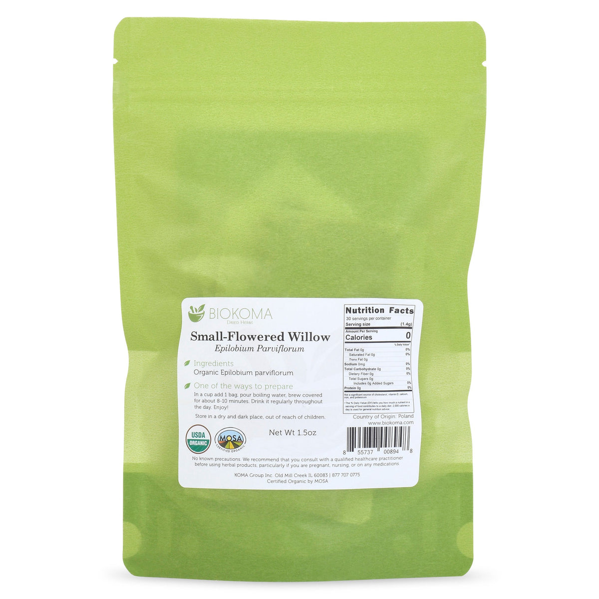 Small-Flowered Willow Tea Bags | Prostate & Urinary Health Support ...